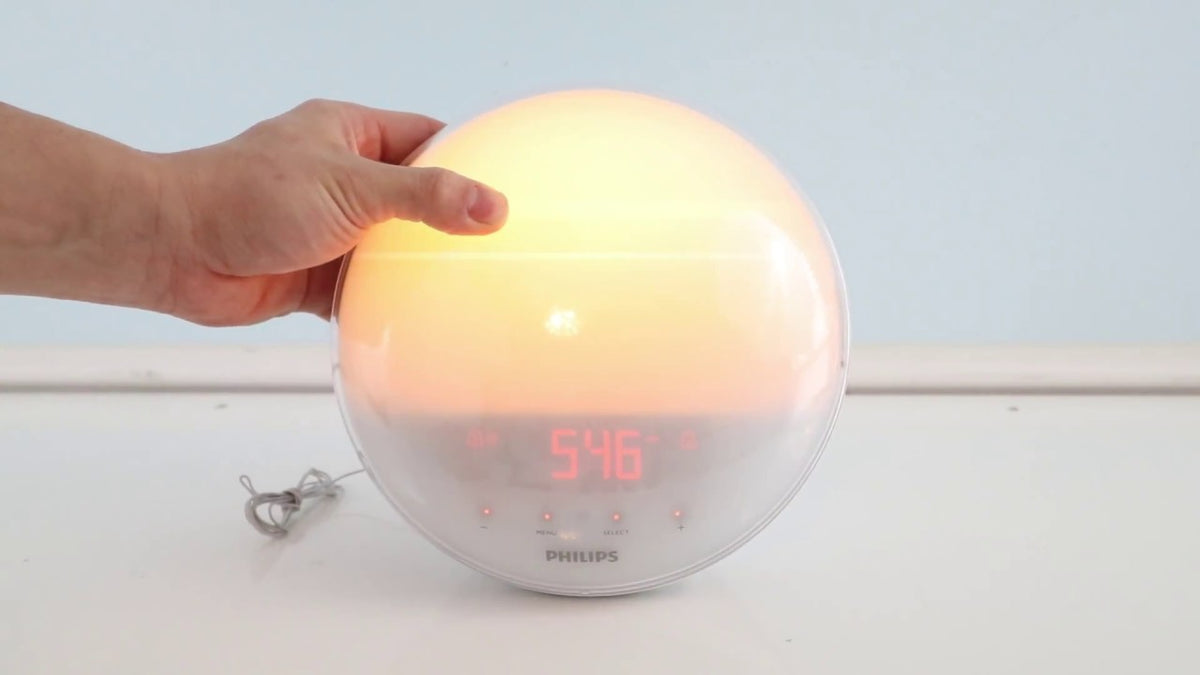 Philips Sleep And Wake Up Light Therapy Alarm Lamp — Natural Sleep ...